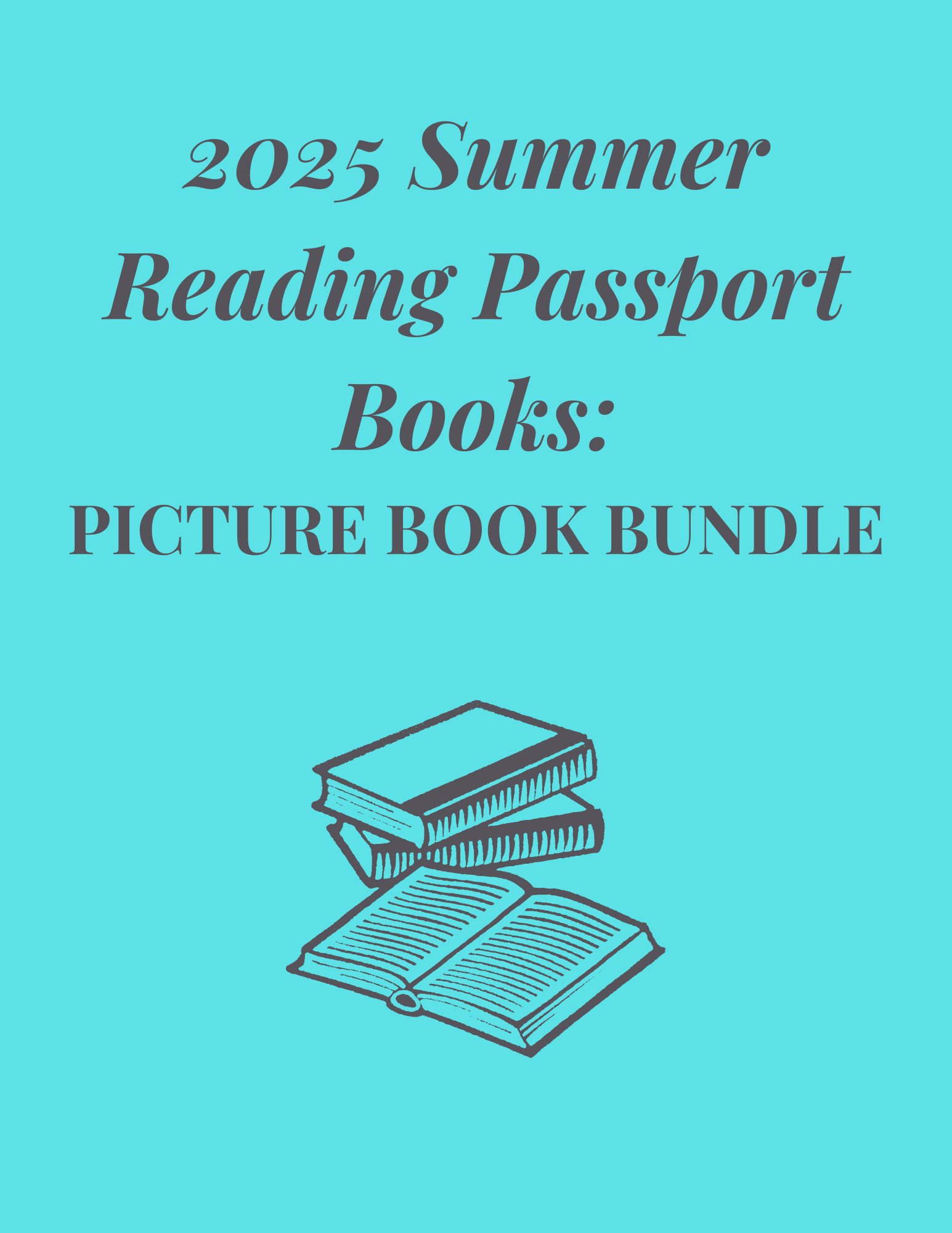 Summer 2025 Reading Passport Books Bundle: Picture Book – The Bookshelf