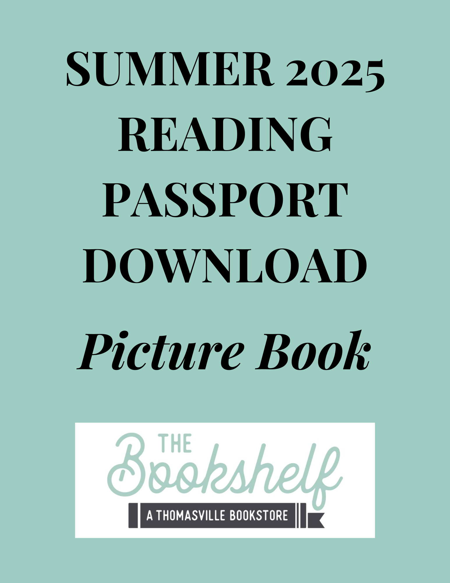 Summer Reading Passport Download: Picture Book – The Bookshelf