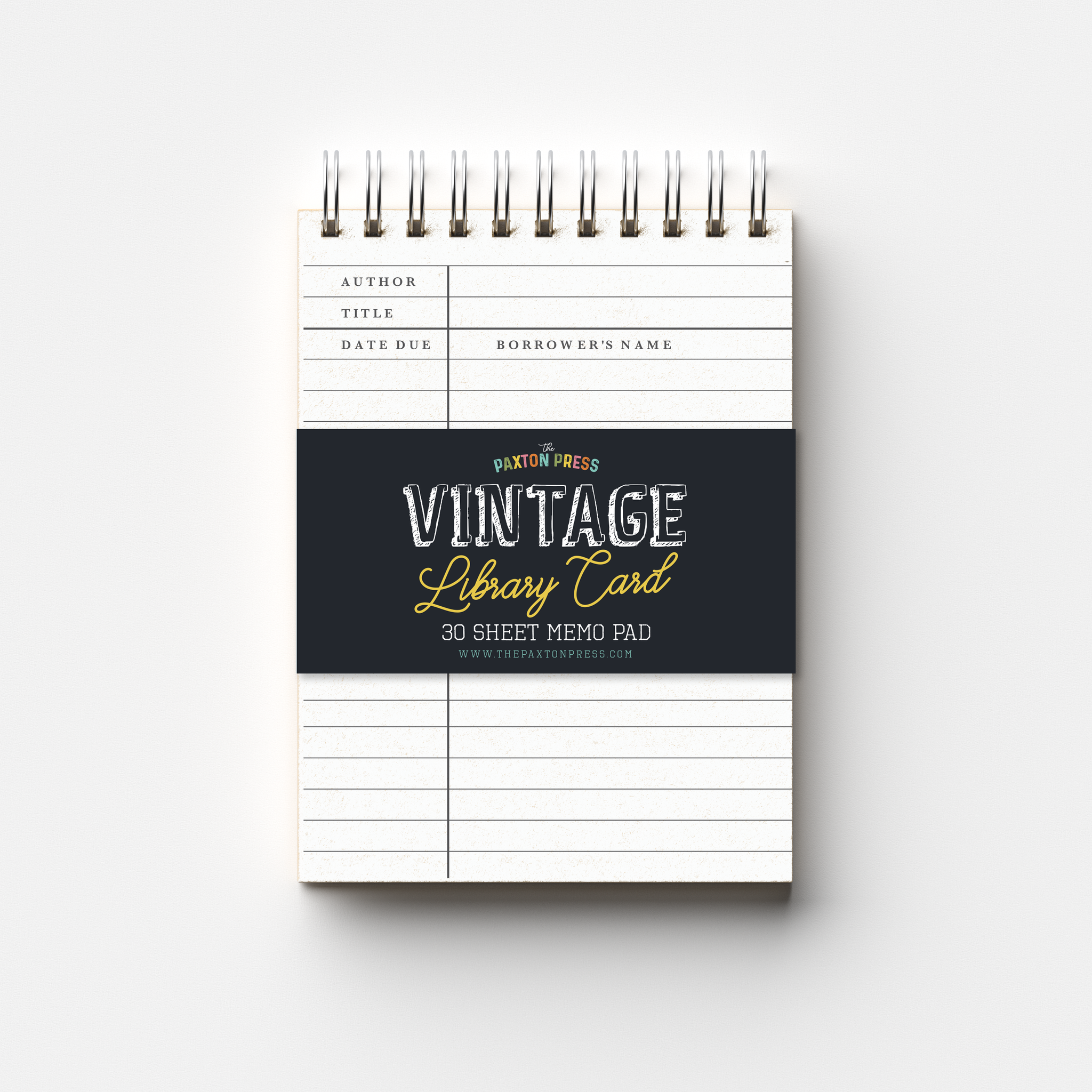 Vintage Library Card Jotter – The Bookshelf