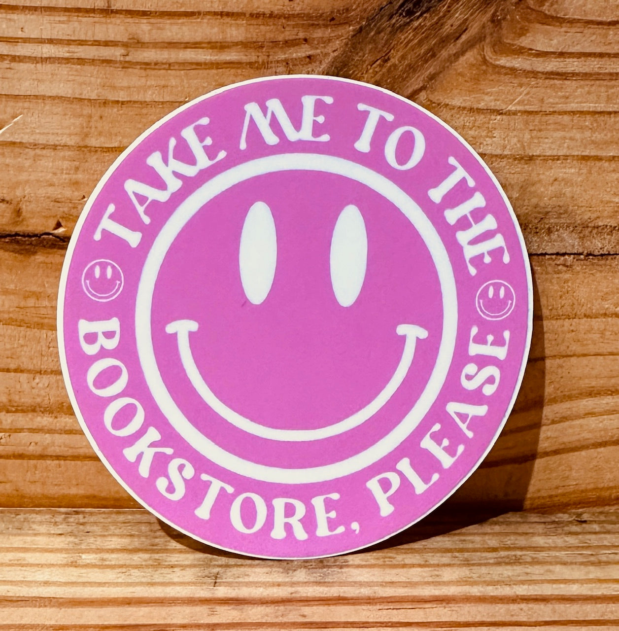 Take Me to the Bookstore Sticker – The Bookshelf