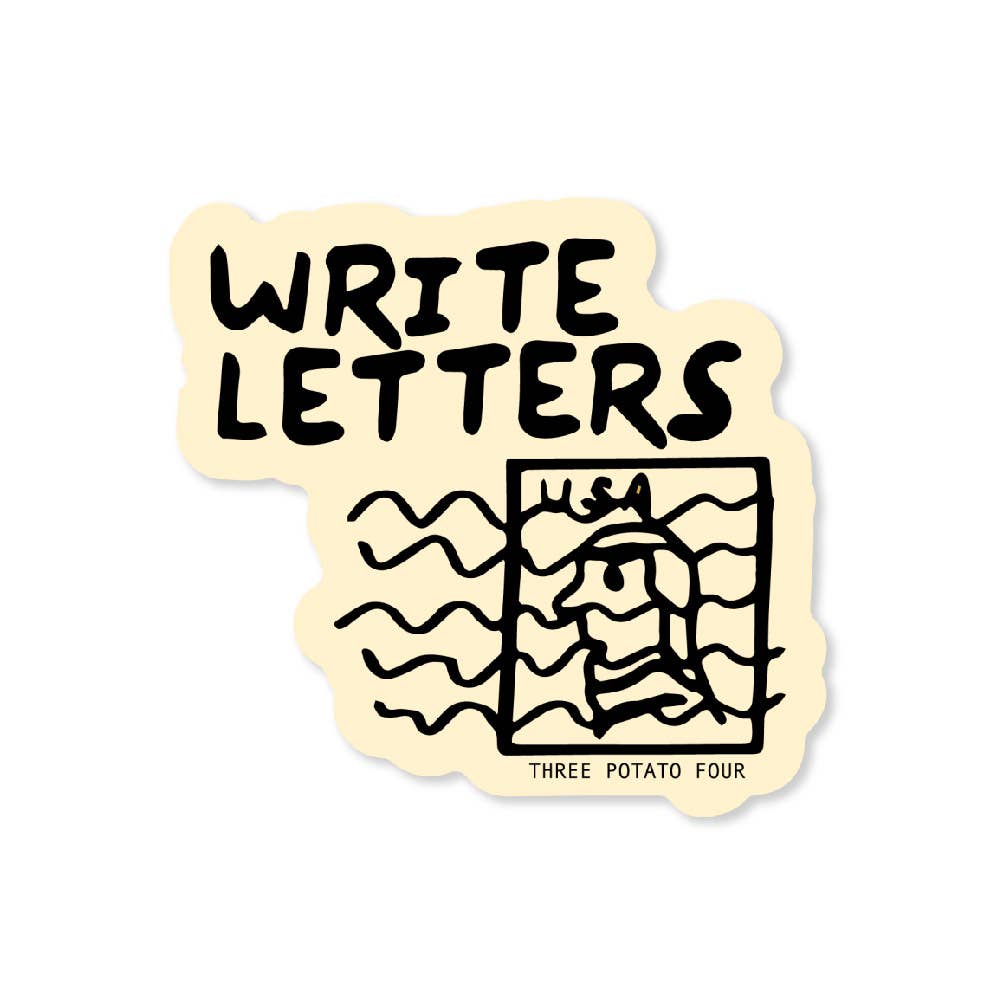 Write Letters Sticker – The Bookshelf